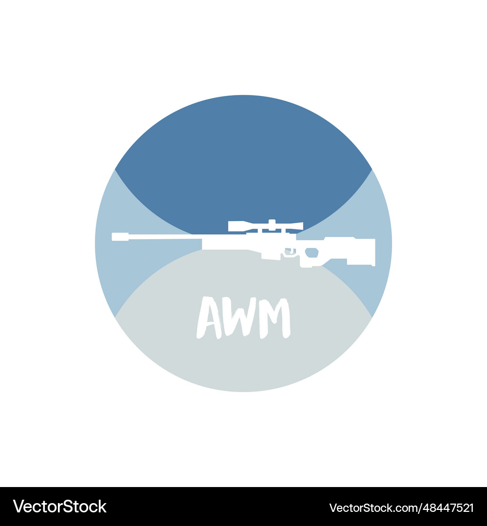 Awm weapon icon (48447521) – Royalty-Free Vector | VectorStock