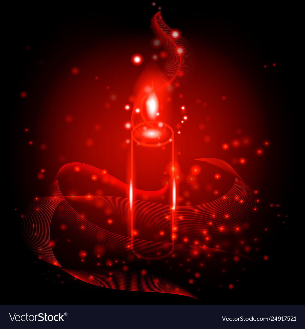 Candlelight Royalty Free Vector Image - VectorStock