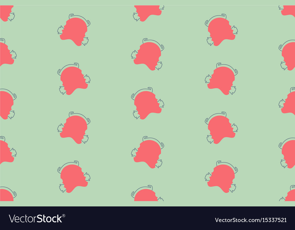 Dental seamless pattern - teeth retainer Vector Image