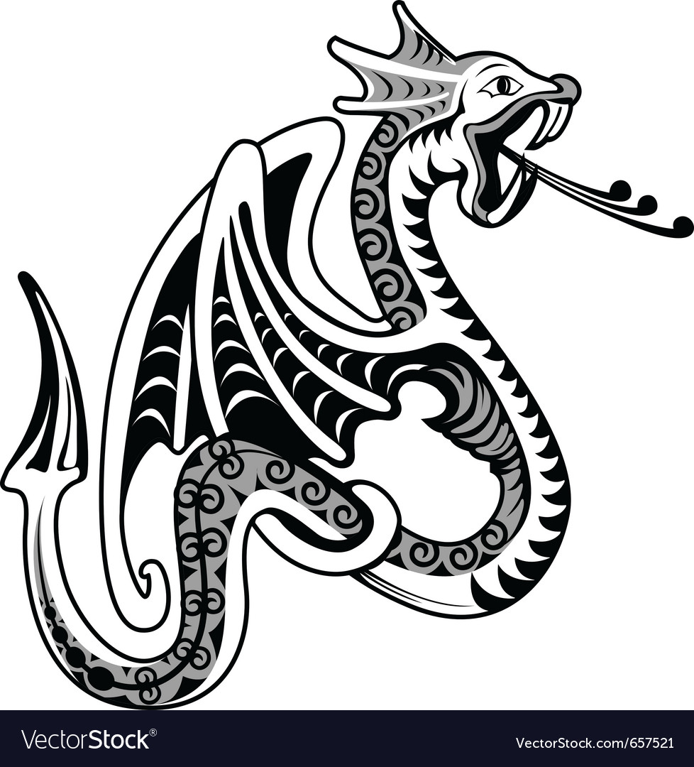 Dragon Royalty Free Vector Image - VectorStock