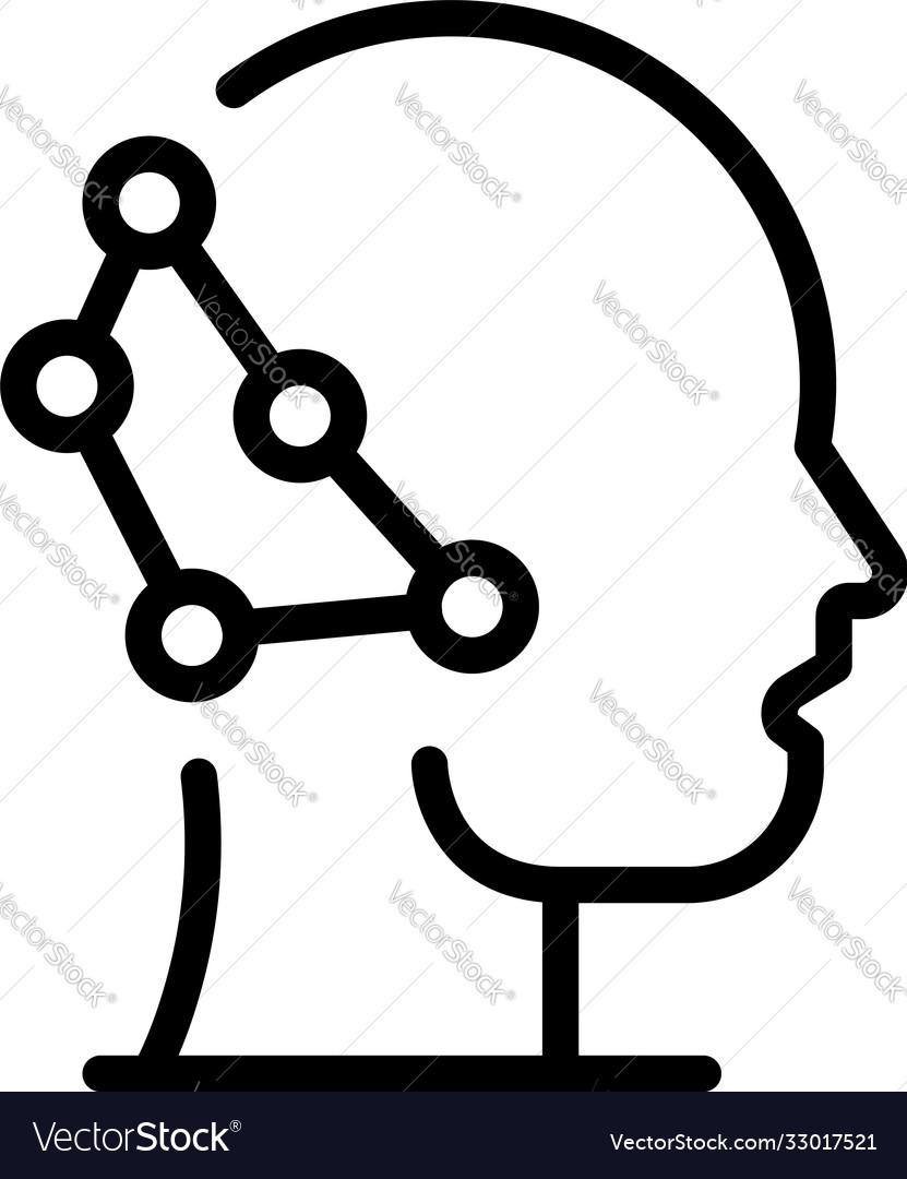 Neuro restructuring icon outline style Royalty Free Vector Neuro restructuring icon outline style Royalty Free Vector