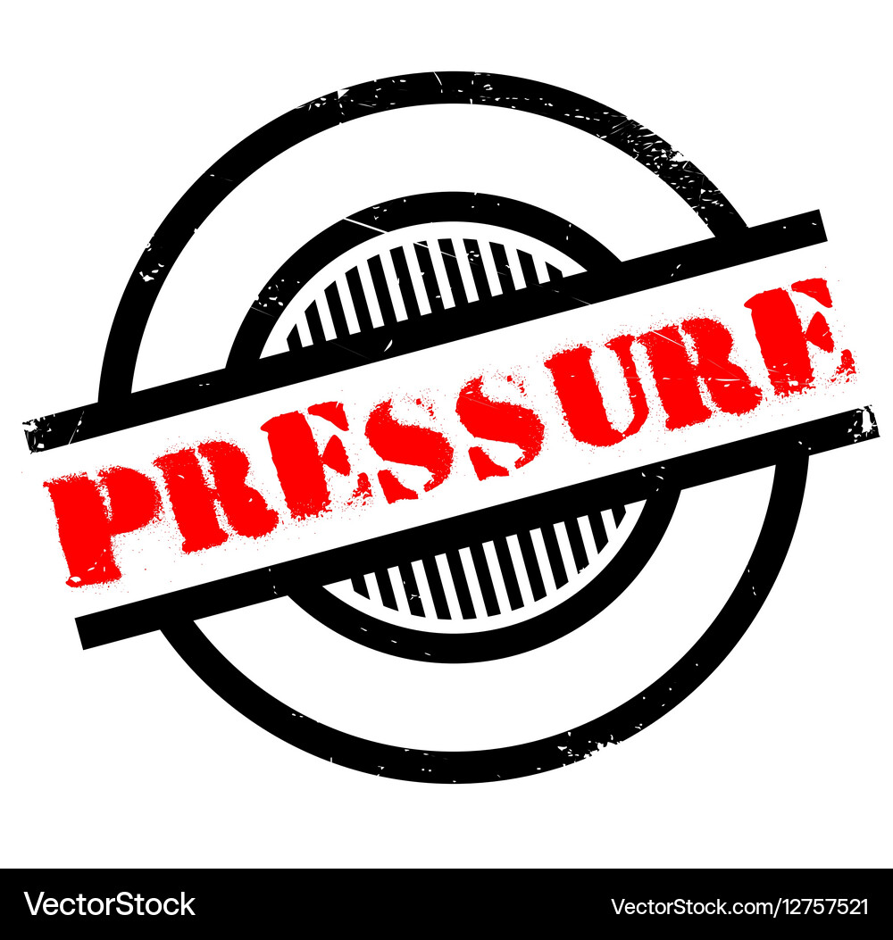 Pressure rubber stamp Royalty Free Vector Image