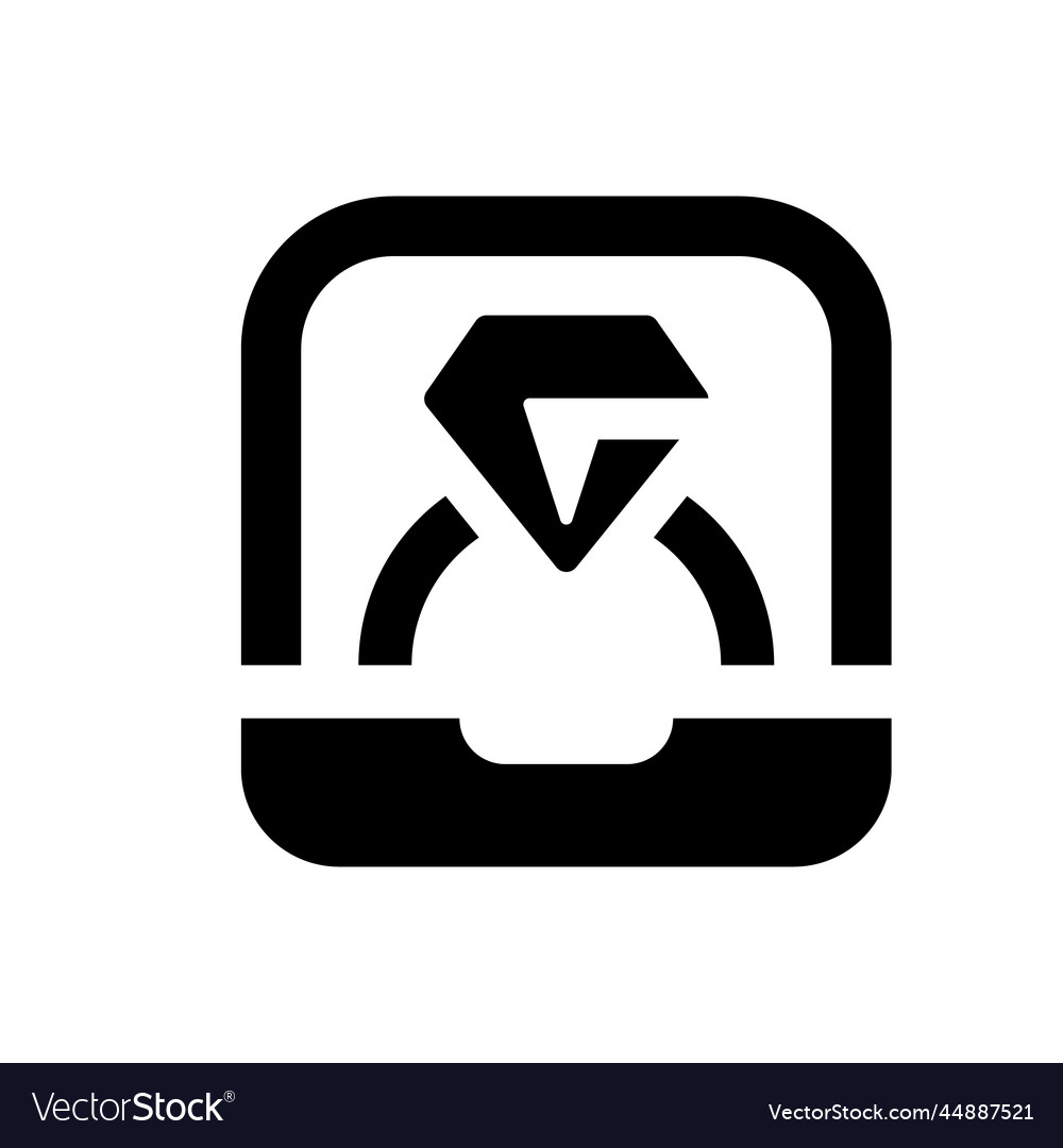 Ring proposal icon Royalty Free Vector Image - VectorStock