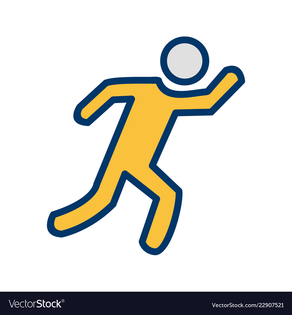 Runner icon Royalty Free Vector Image - VectorStock