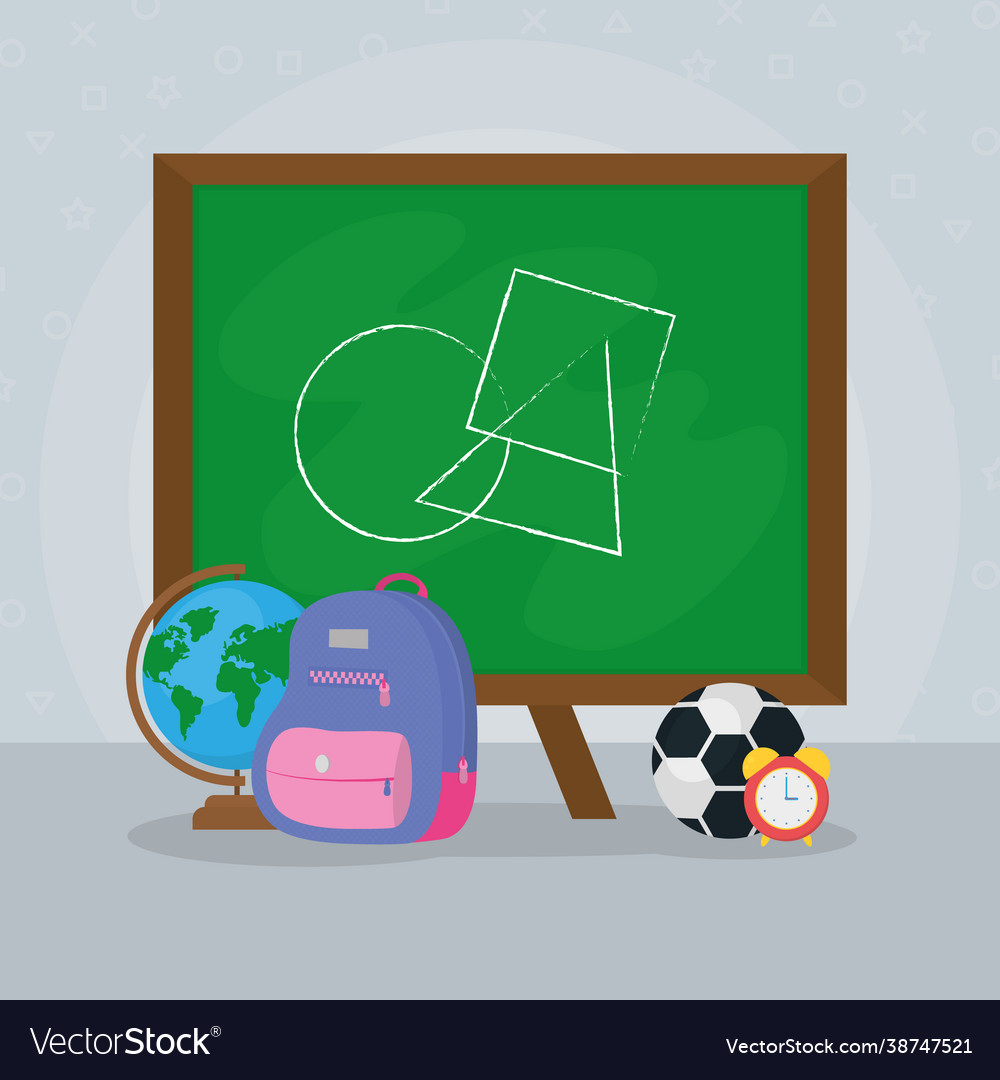 School chalkboard Royalty Free Vector Image - VectorStock