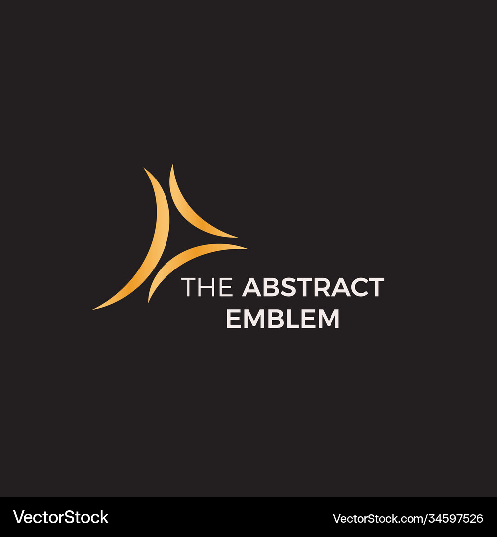 Elegant arcs isolated icon on black background Vector Image