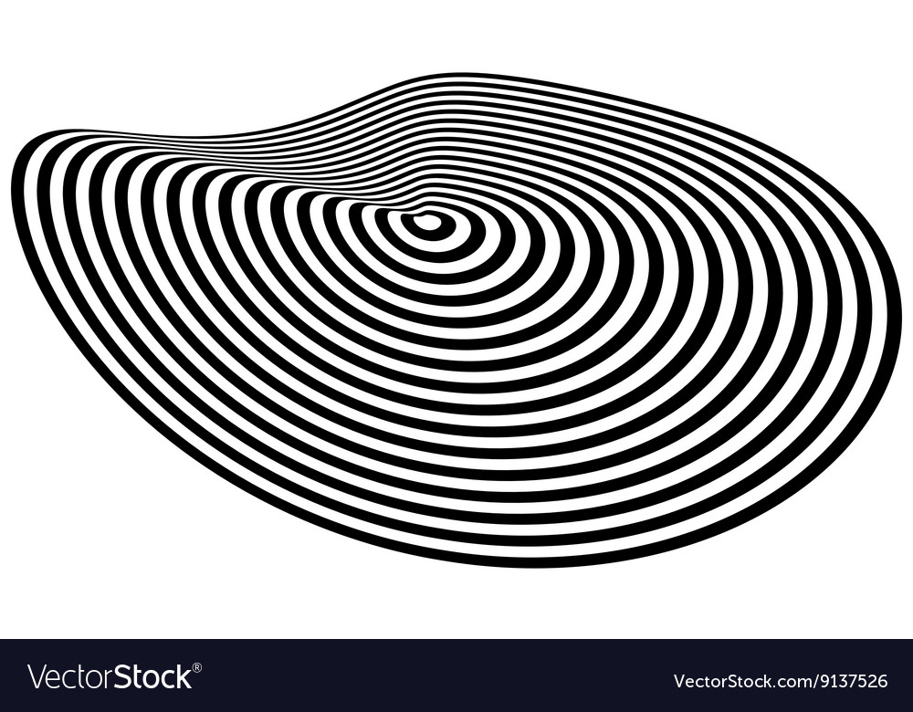 Hypnotic fascinating abstract image Royalty Free Vector