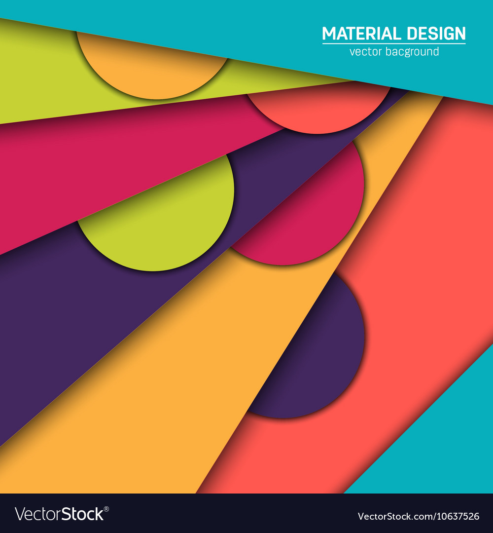 Material design background abstract Royalty Free Vector