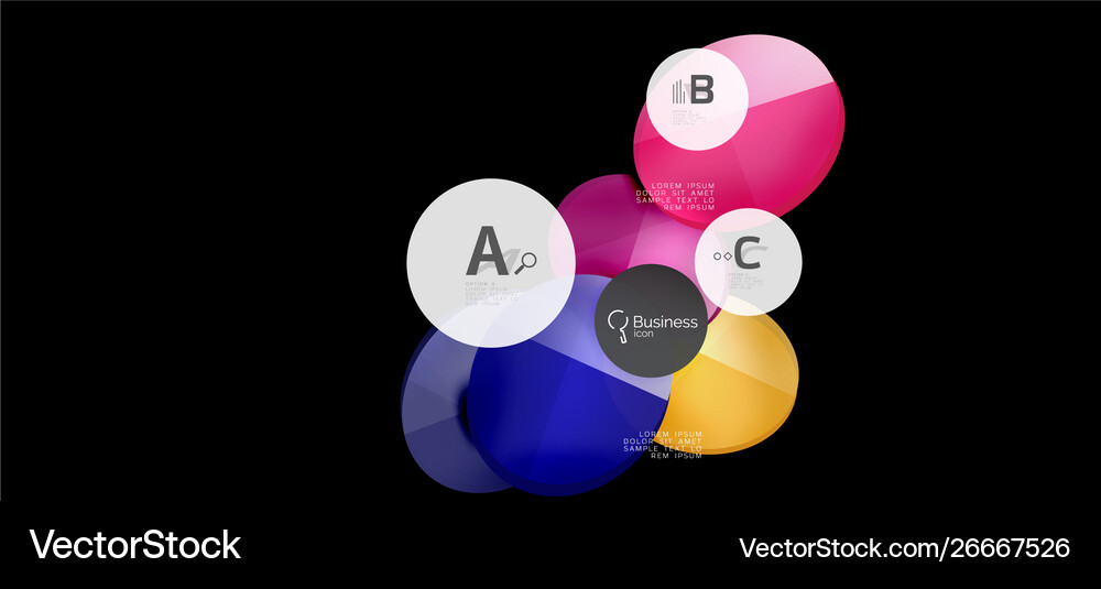 Modern advertising concept for wallpaper design Vector Image