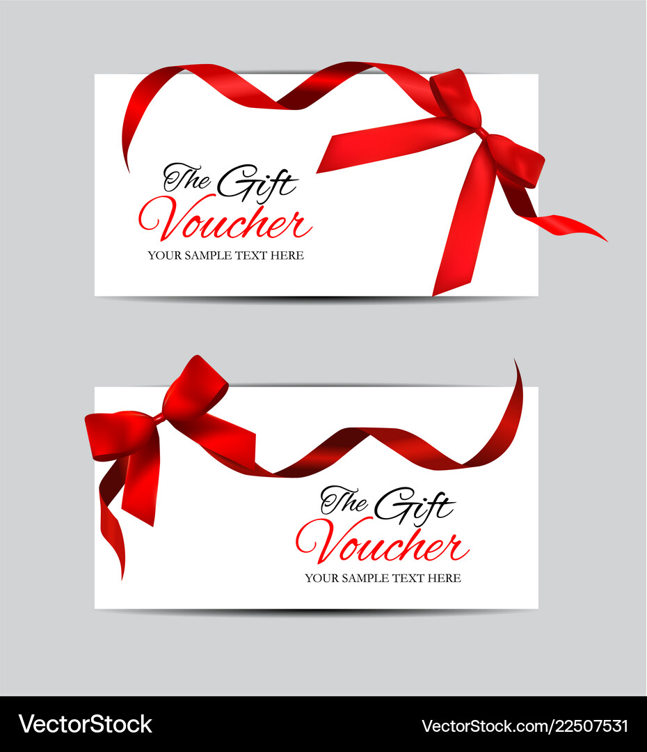 Luxury members gift card template for your Vector Image