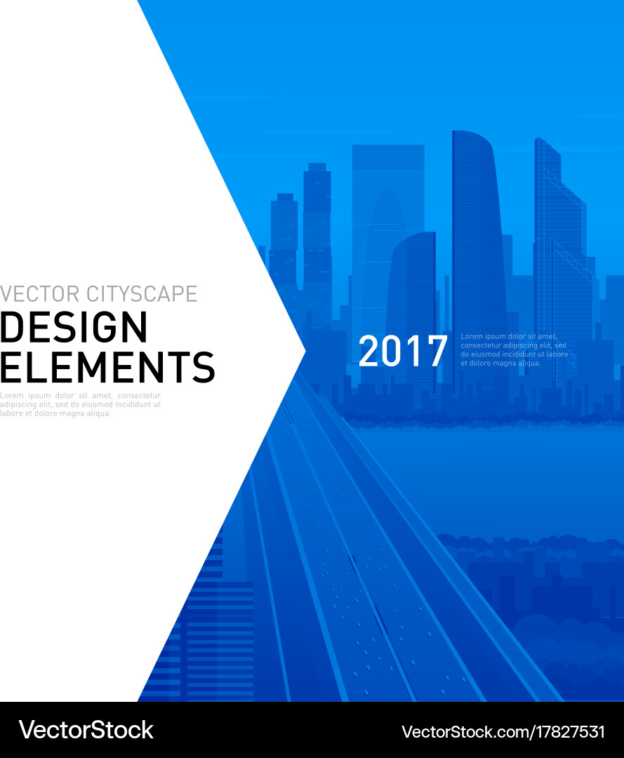 Modern background template design for investment Vector Image