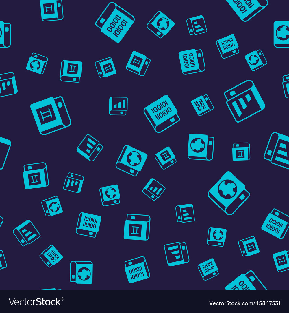 Set book financial book books about programming Vector Image