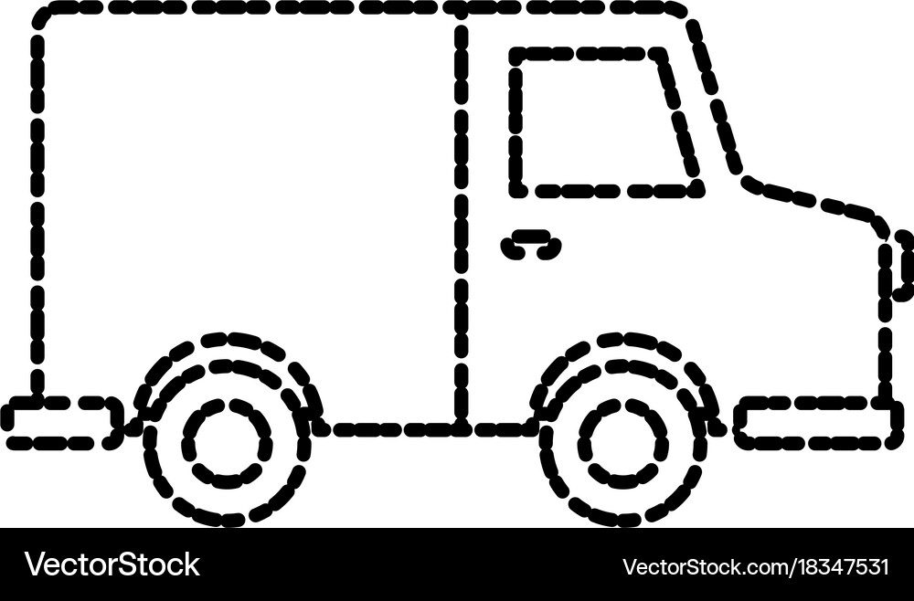 Van vehicle symbol Royalty Free Vector Image - VectorStock
