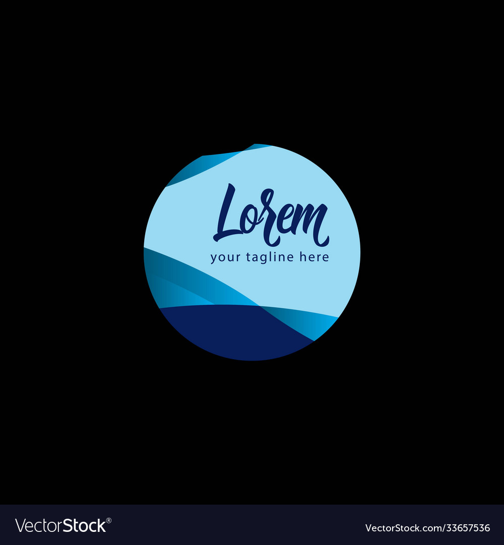 Lorem logo template design Royalty Free Vector Image
