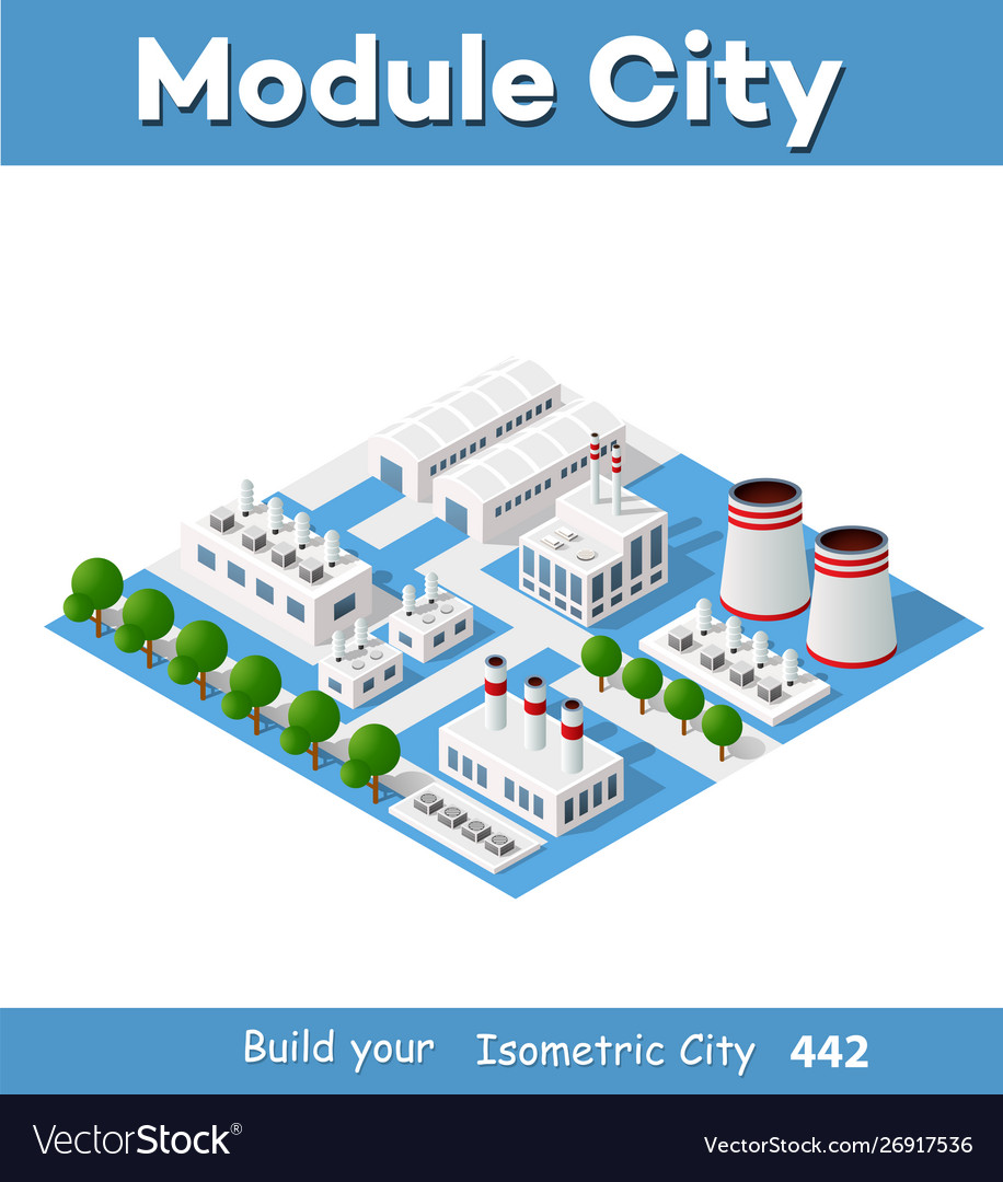 Perspective panorama landscape Royalty Free Vector Image