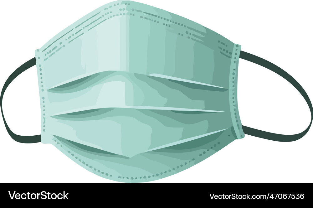 Protective workwear and surgical mask Royalty Free Vector