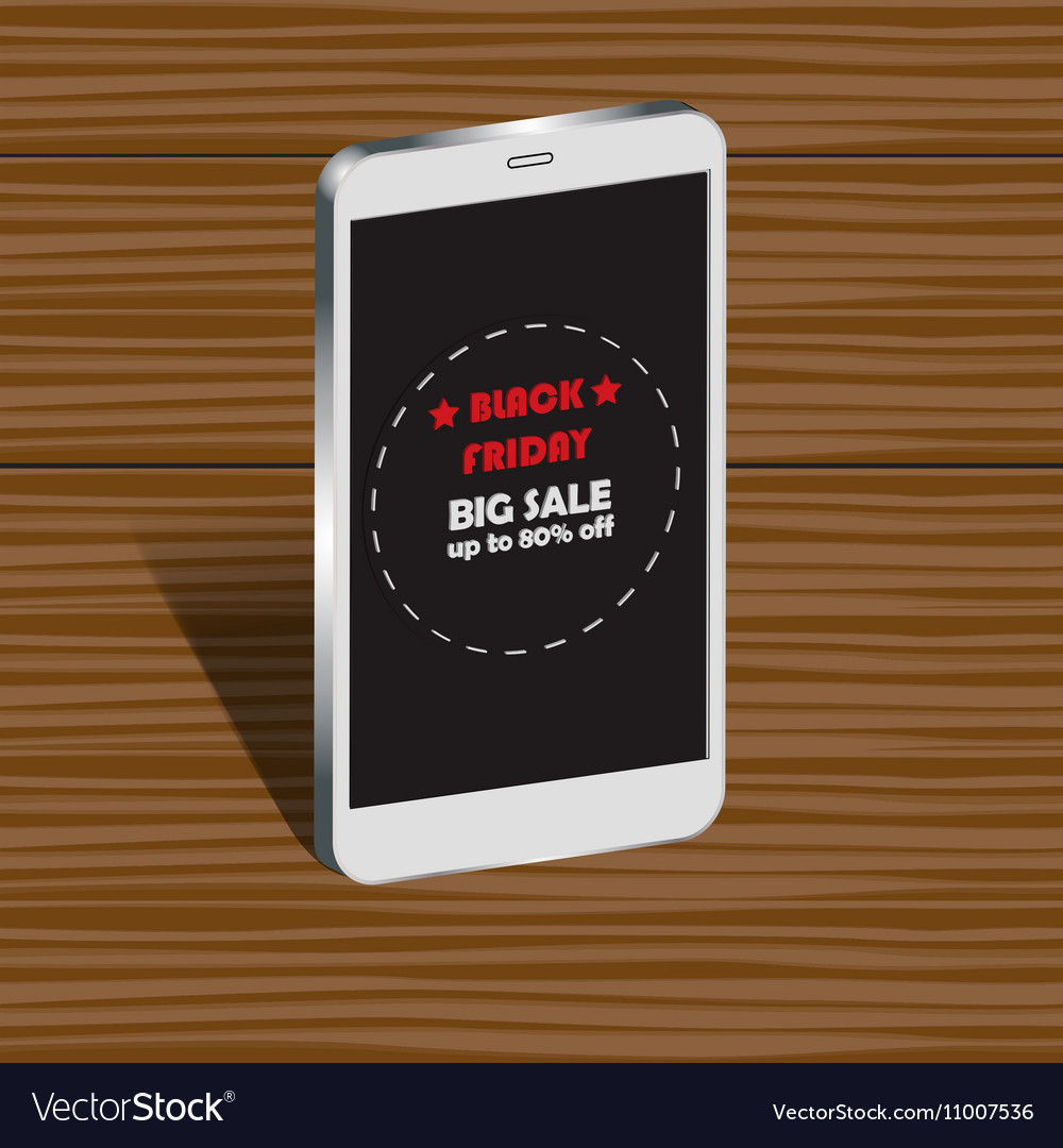 Realistic smartphone Royalty Free Vector Image