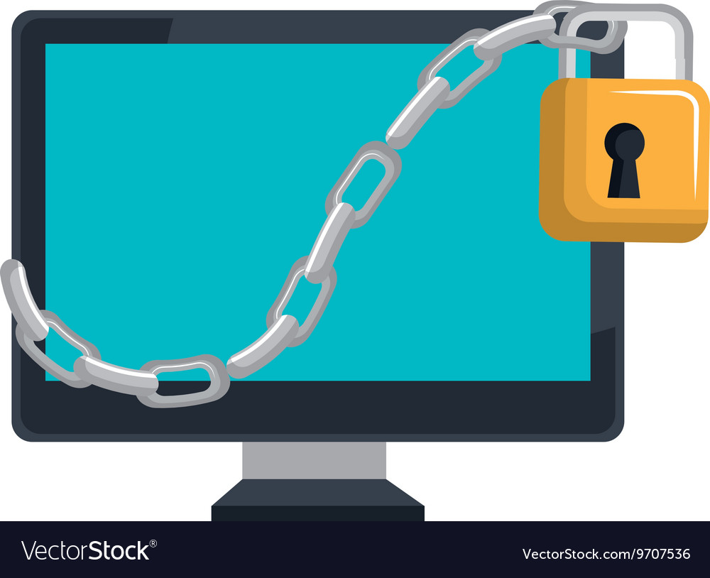 Security system graphic design Royalty Free Vector Image