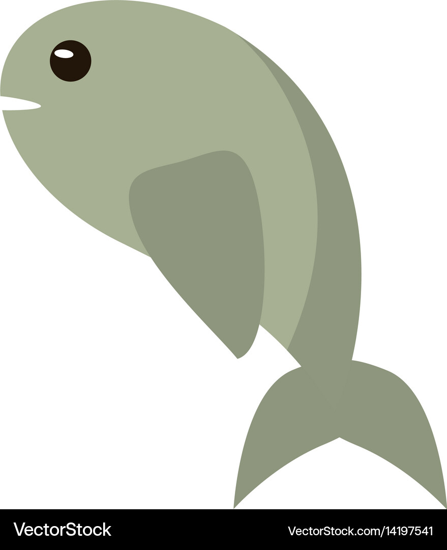 Fish animal symbol religion Royalty Free Vector Image