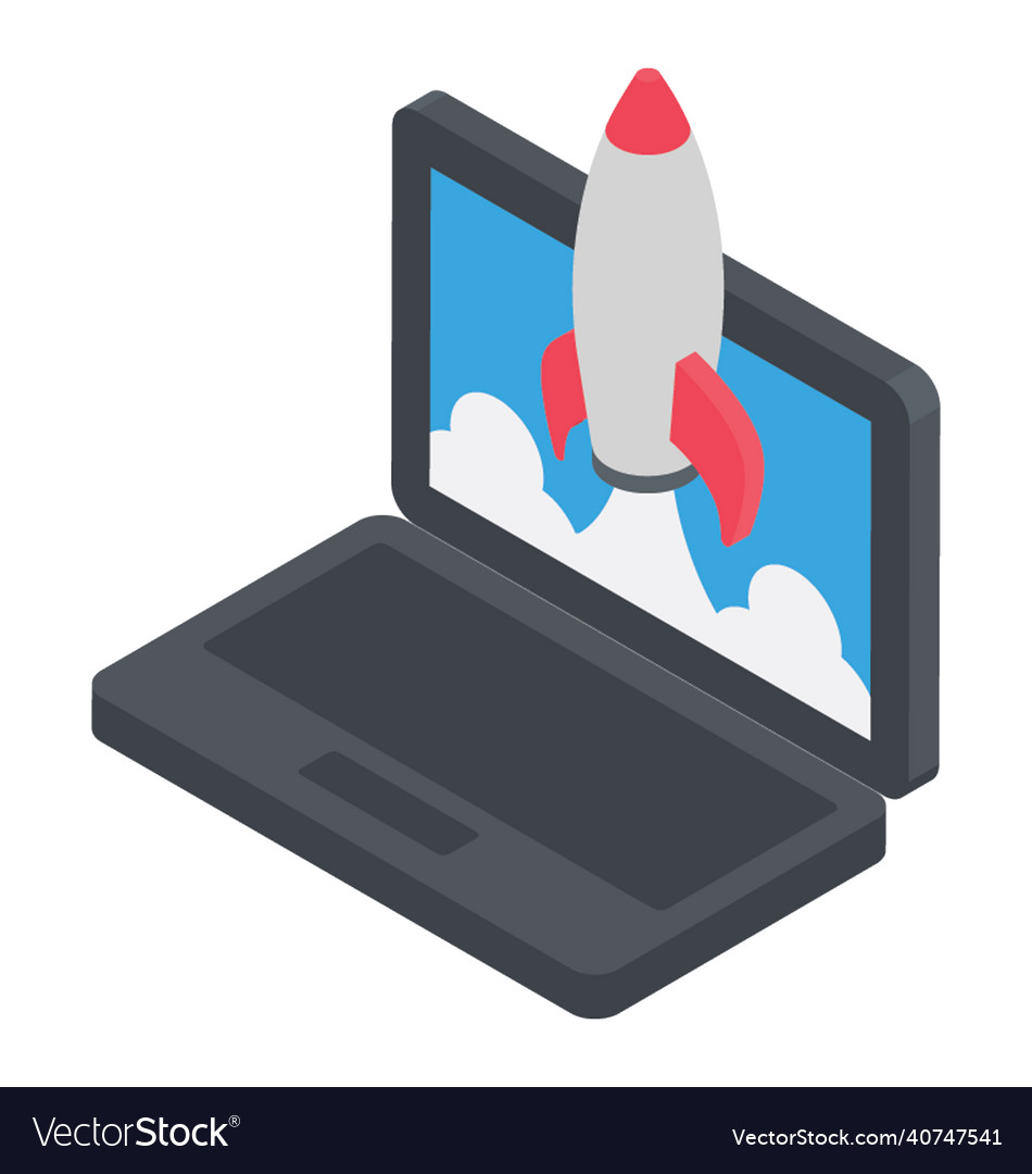 Startup launch Royalty Free Vector Image - VectorStock