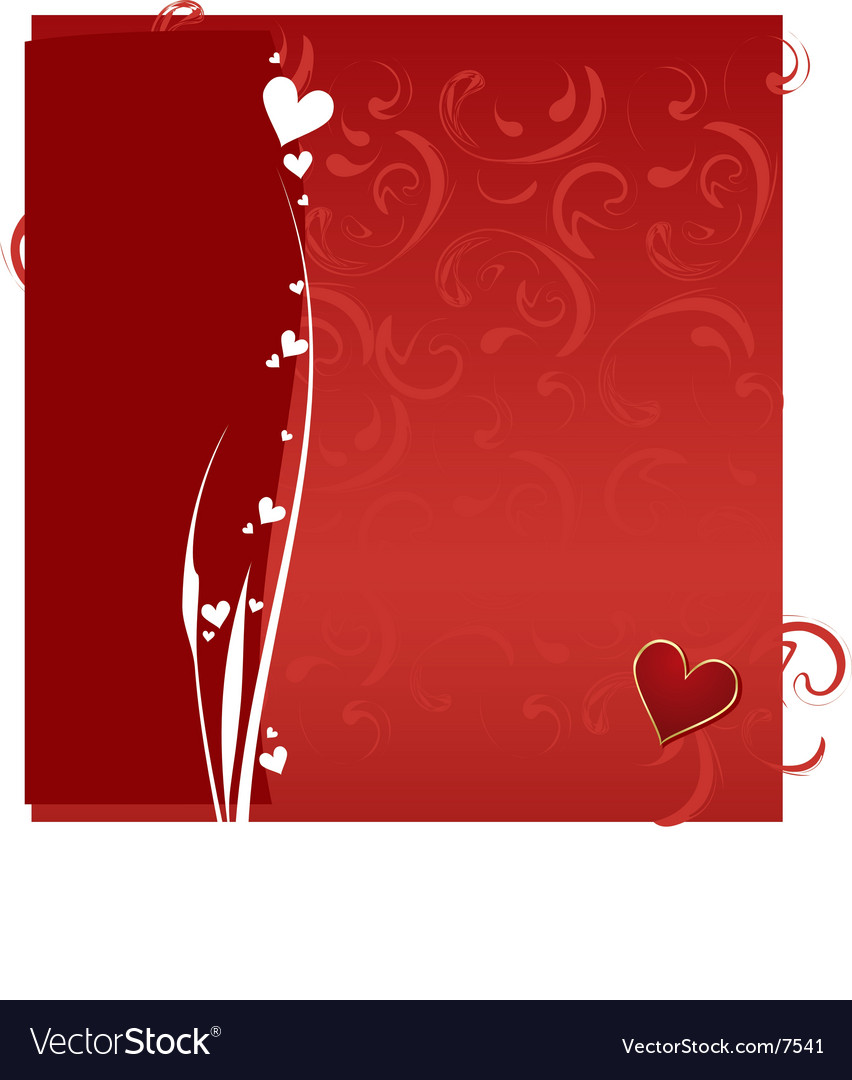 Valentines day pattern background Royalty Free Vector Image