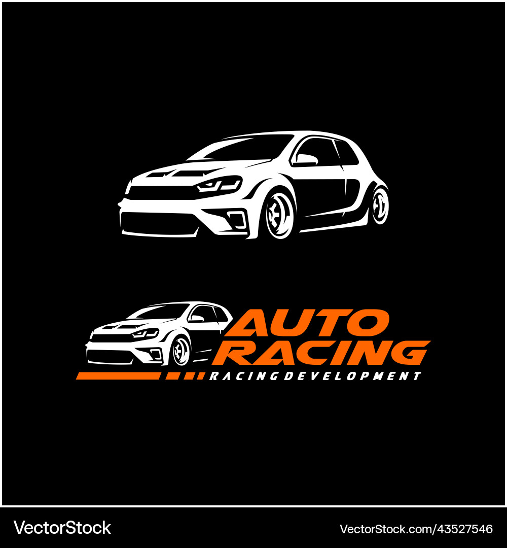 Automotive car logo concept ready made Royalty Free Vector