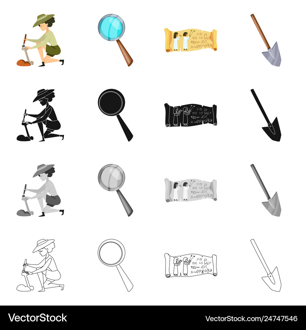 Design story and items logo collection Royalty Free Vector