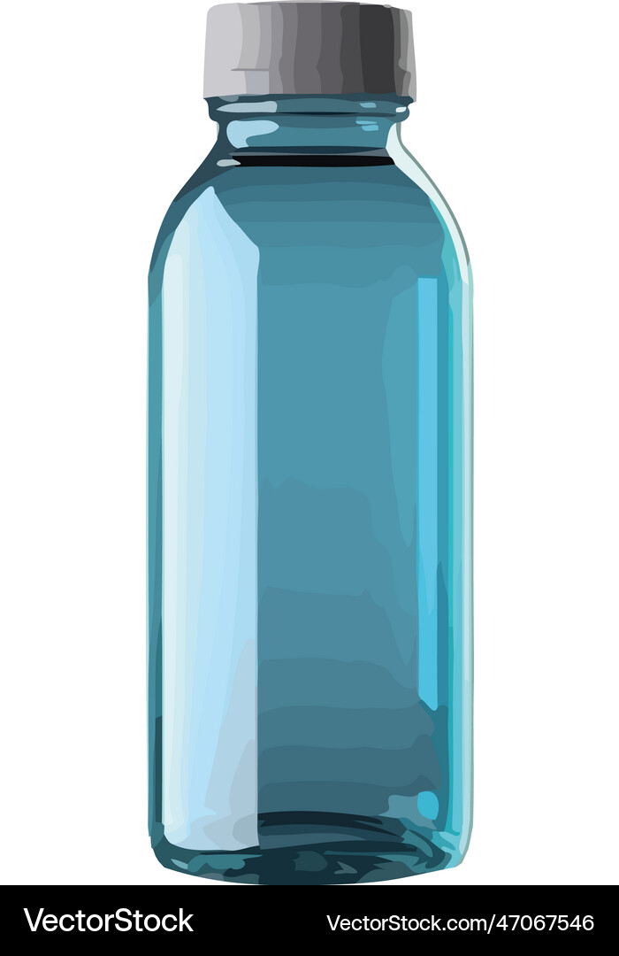Transparent plastic bottle with purified water Vector Image