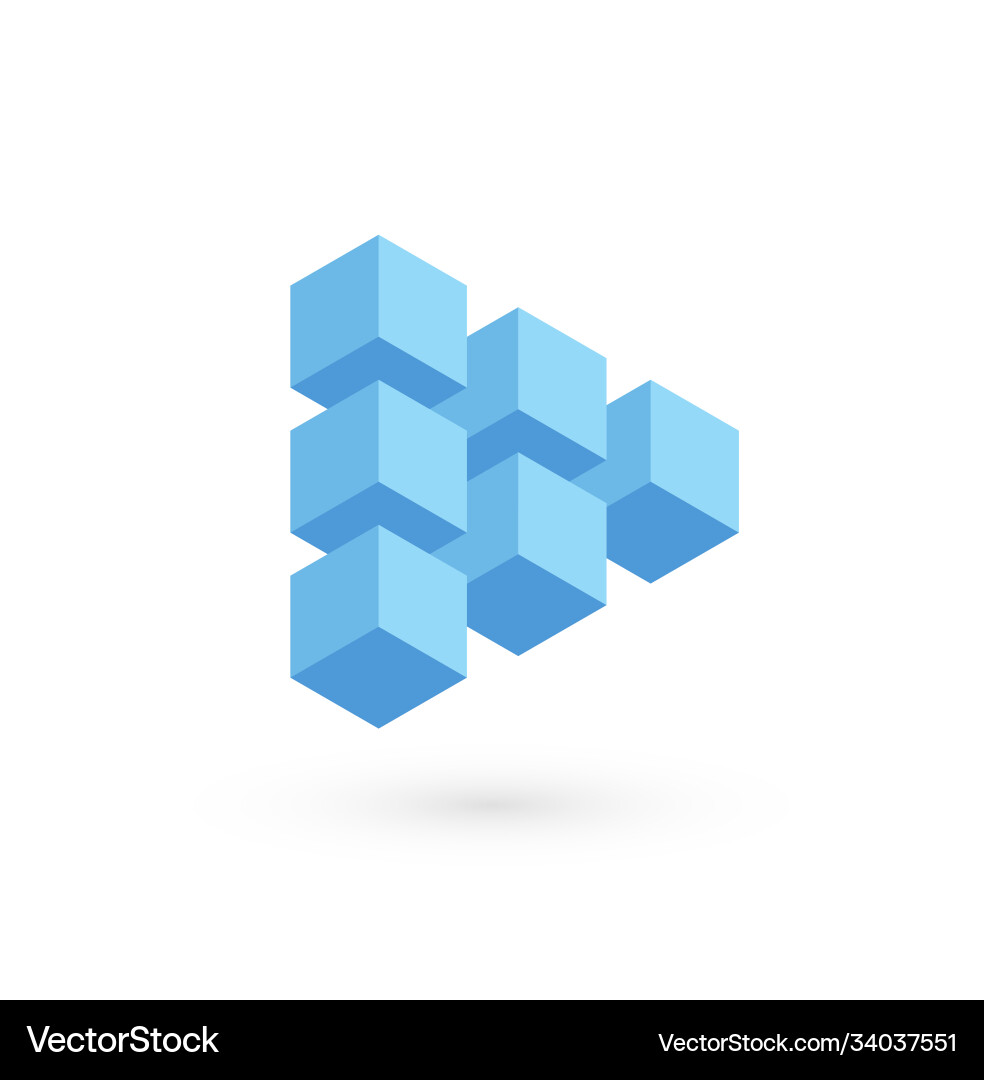 Play button for digital media audio and video Vector Image