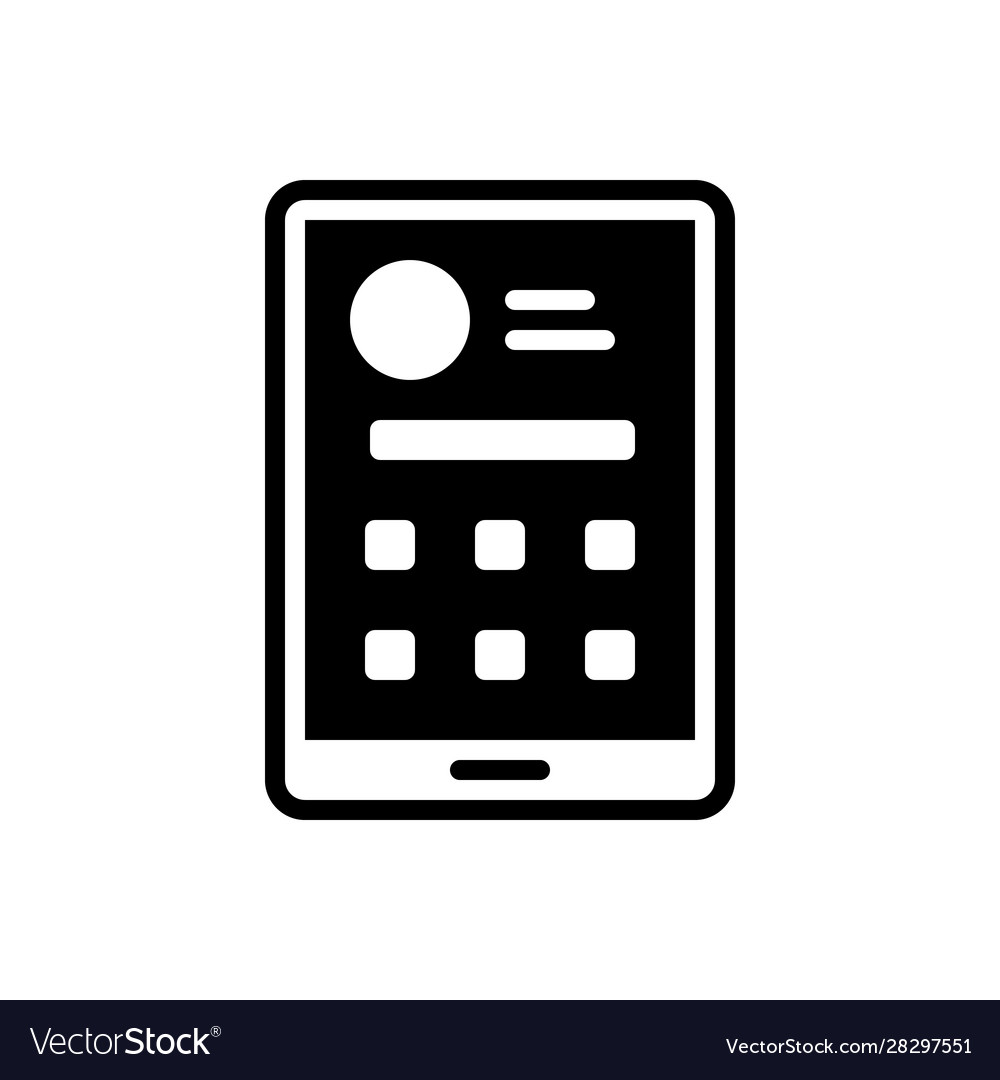 Tablet Royalty Free Vector Image - VectorStock