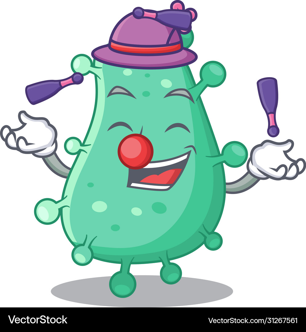 An attractive agrobacterium tumefaciens cartoon Vector Image