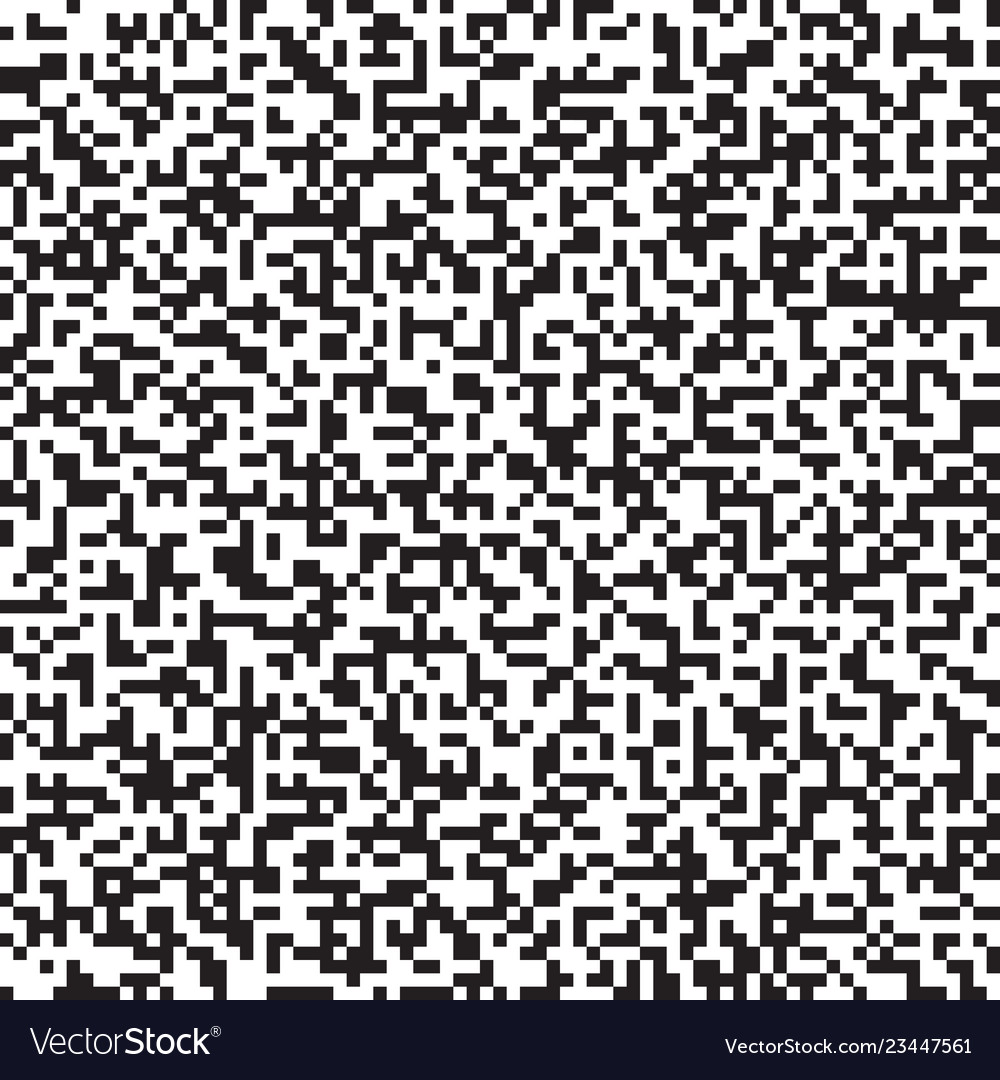 Digital pixel noise pattern Royalty Free Vector Image