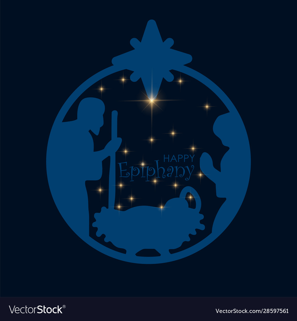 Epiphany is a christian festival Royalty Free Vector Image