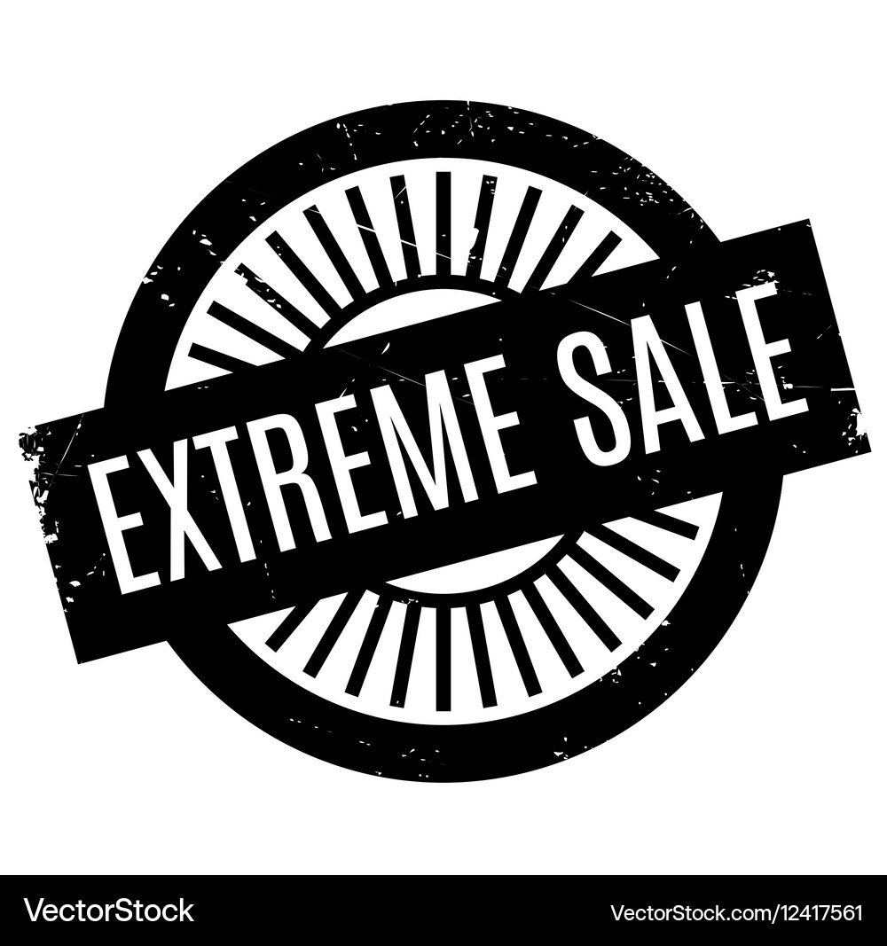 Extreme sale rubber stamp Royalty Free Vector Image