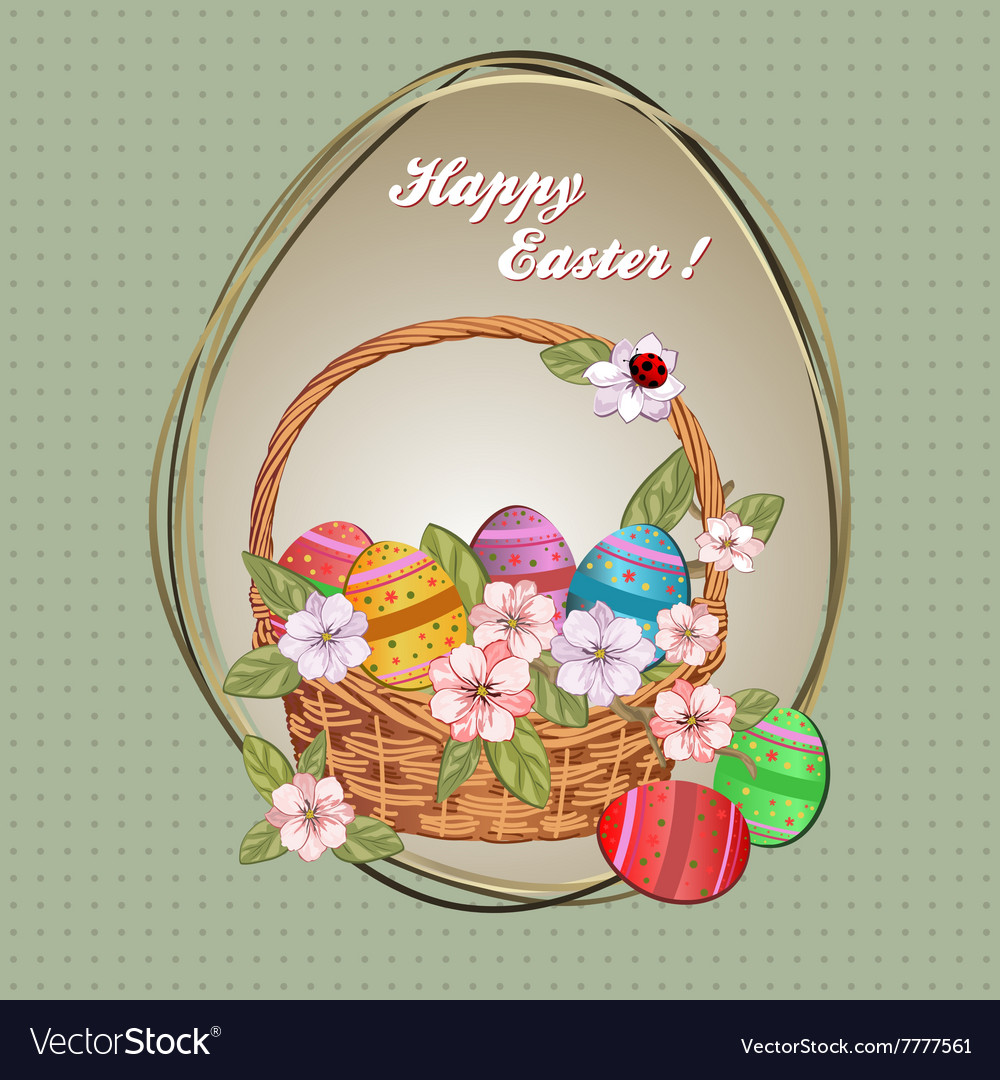 Happy easter Royalty Free Vector Image - VectorStock