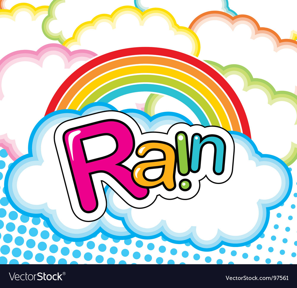 Rain Royalty Free Vector Image - VectorStock