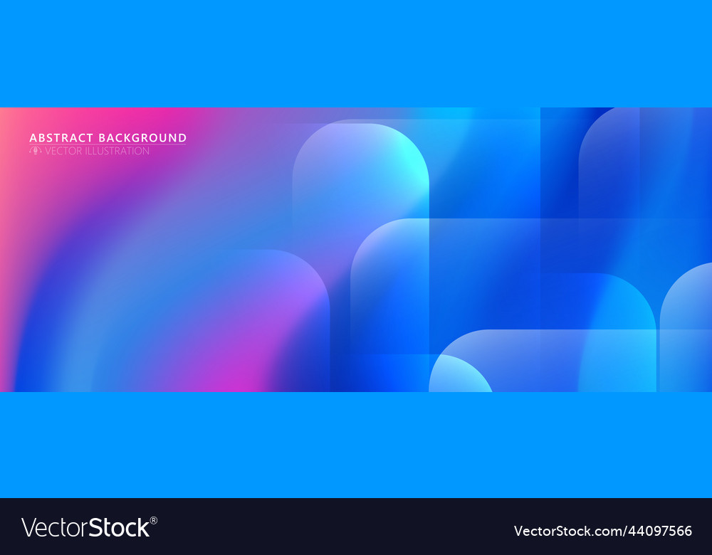 Colorful Minimal Abstract Geometric Square Shape Vector Image