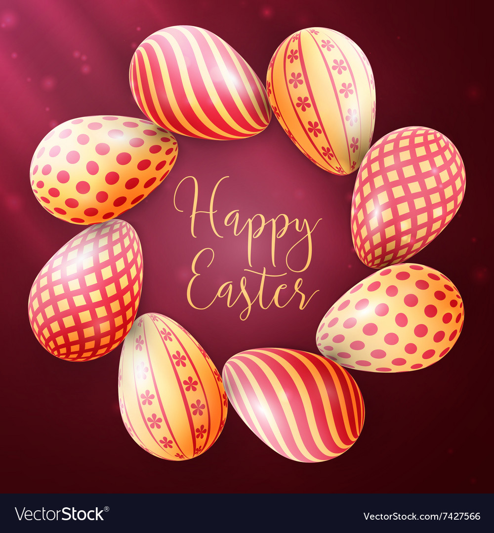 Happy Easter design Royalty Free Vector Image - VectorStock