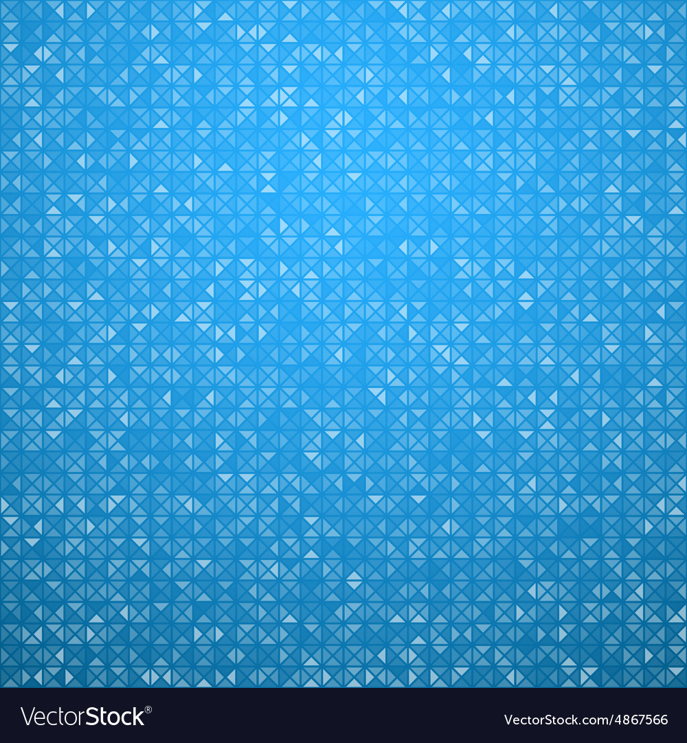 Triangles blue technology pattern Royalty Free Vector Image