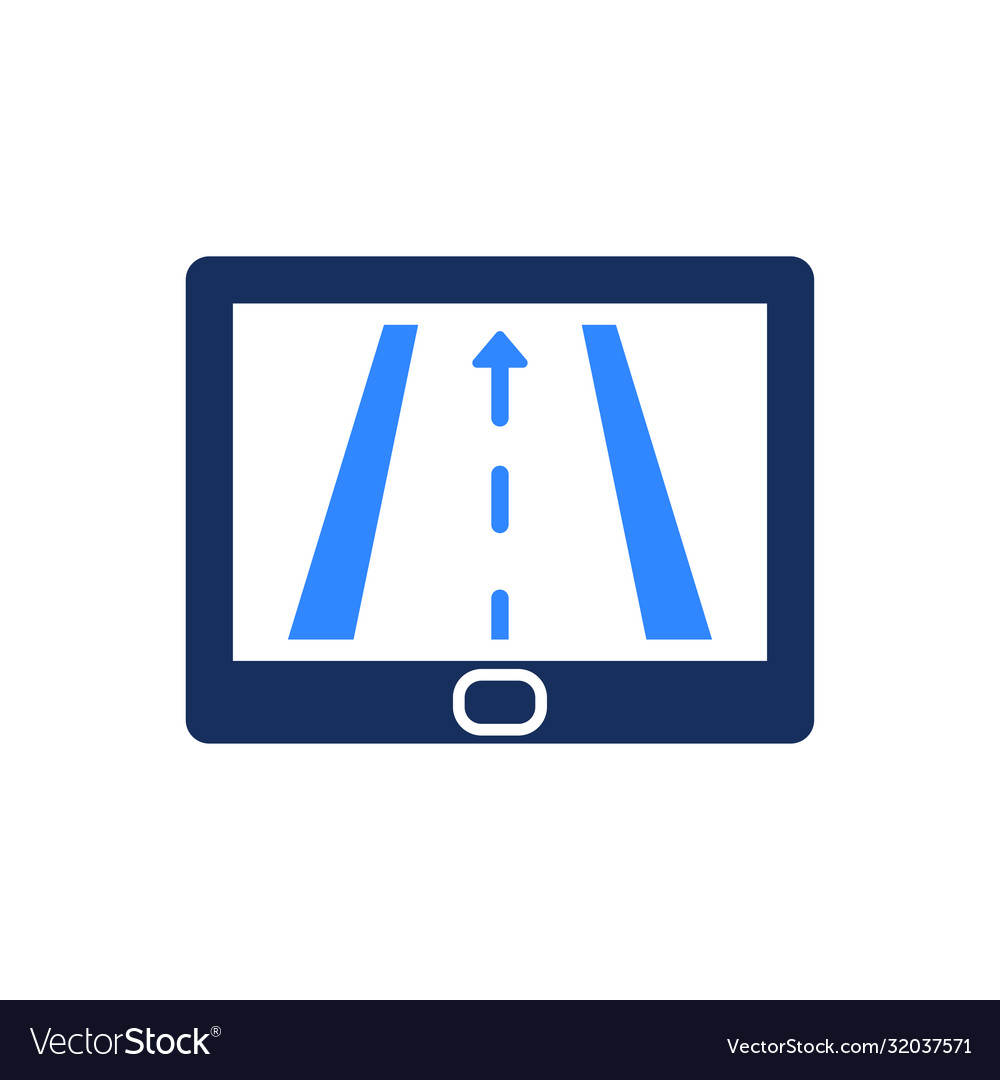 Gps device icon Royalty Free Vector Image - VectorStock