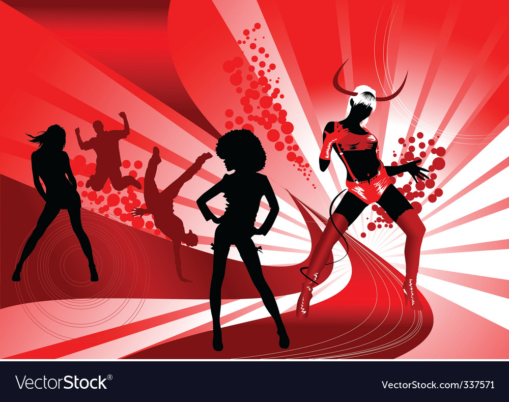 Party in hell Royalty Free Vector Image - VectorStock