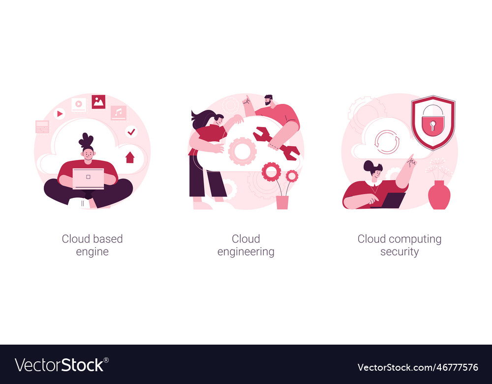 Data Storage Abstract Concept Royalty Free Vector Image
