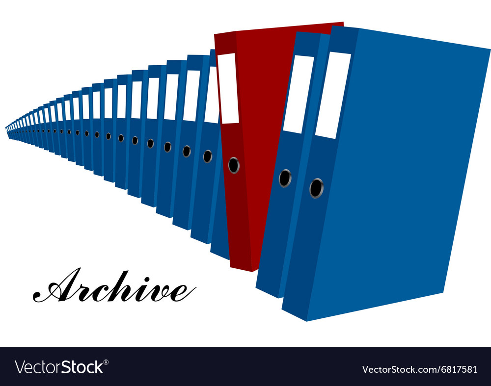 Archive Royalty Free Vector Image - VectorStock