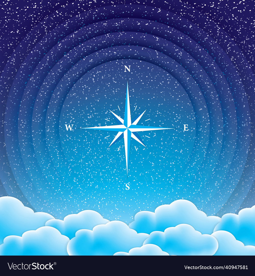 Compass Royalty Free Vector Image - VectorStock