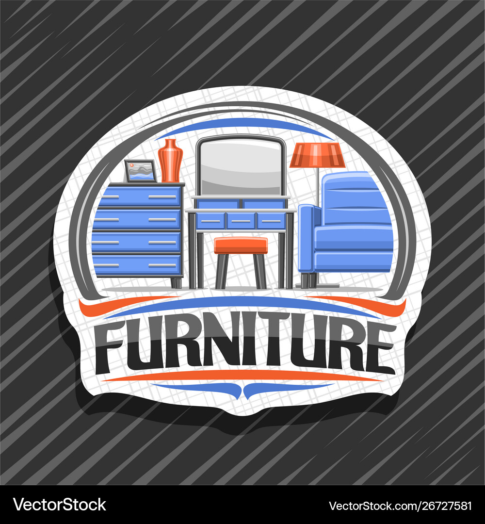 Logo for furniture Royalty Free Vector Image - VectorStock