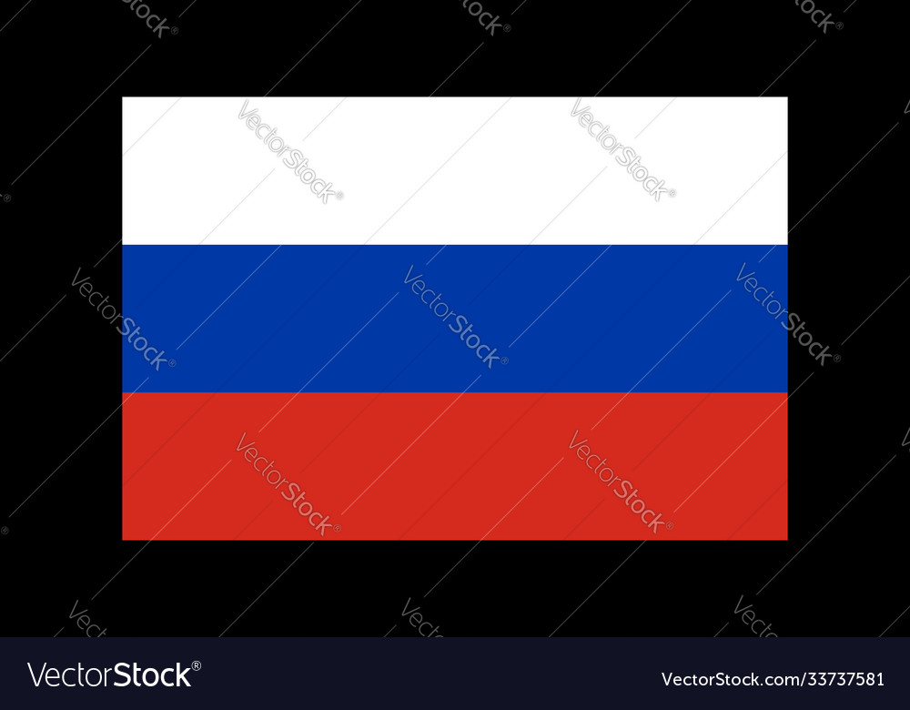 National flag russia Royalty Free Vector Image
