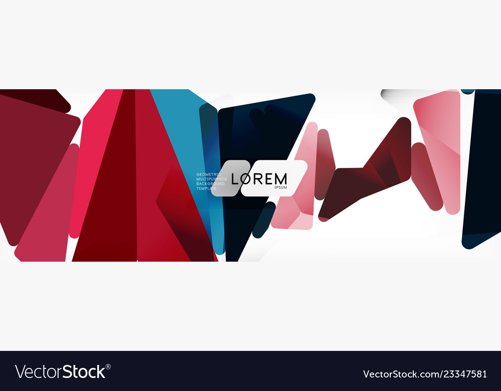 Science background abstract triangle pattern Vector Image