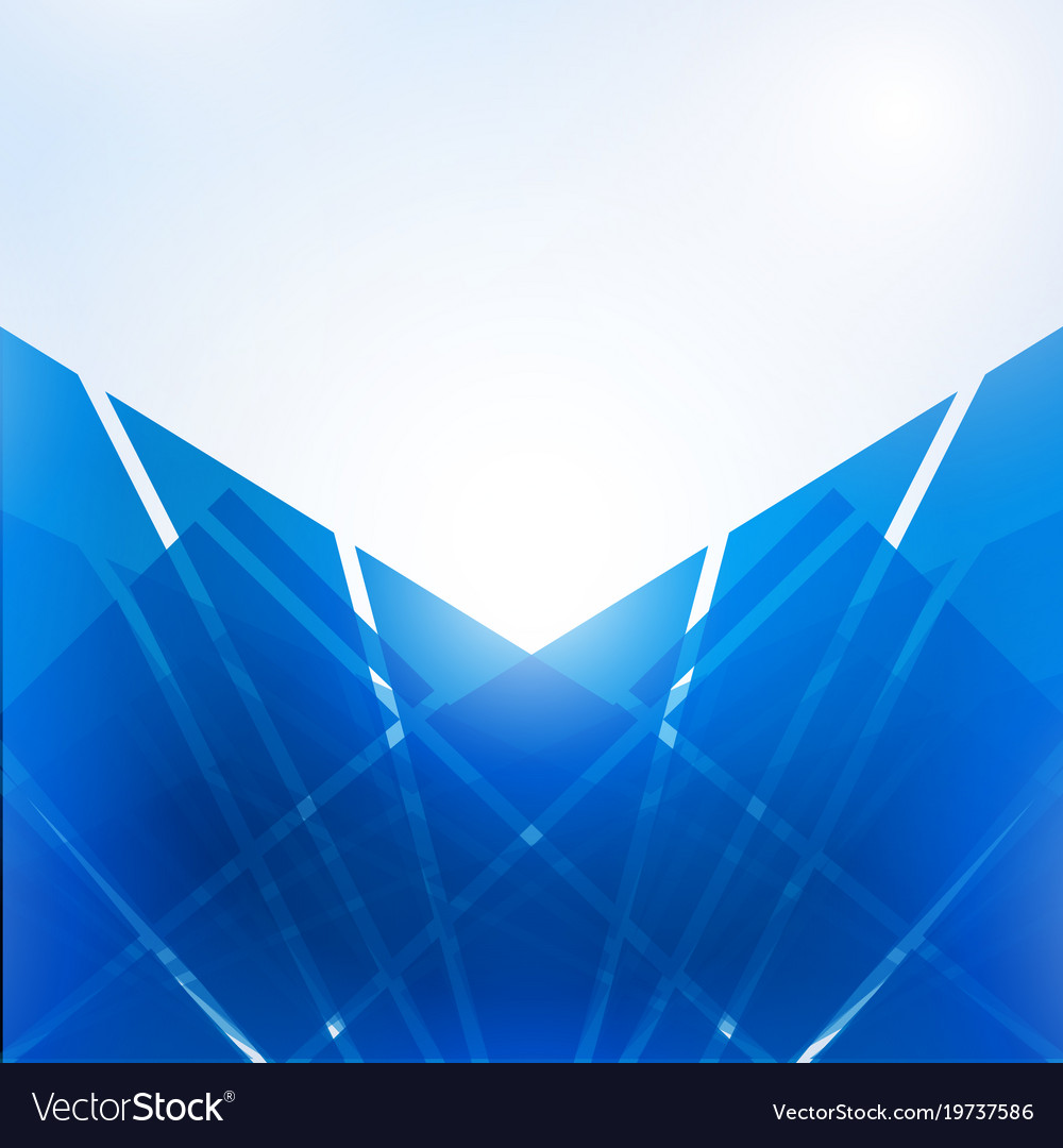 Abstract blue technology geometric corporate Vector Image