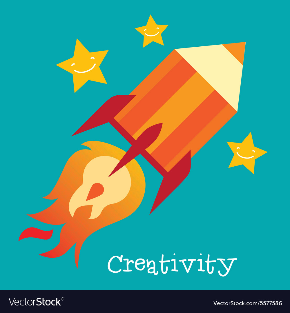 Children creativity development Royalty Free Vector Image