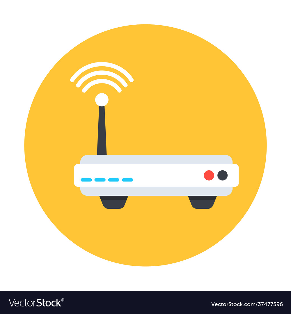 Network router Royalty Free Vector Image - VectorStock